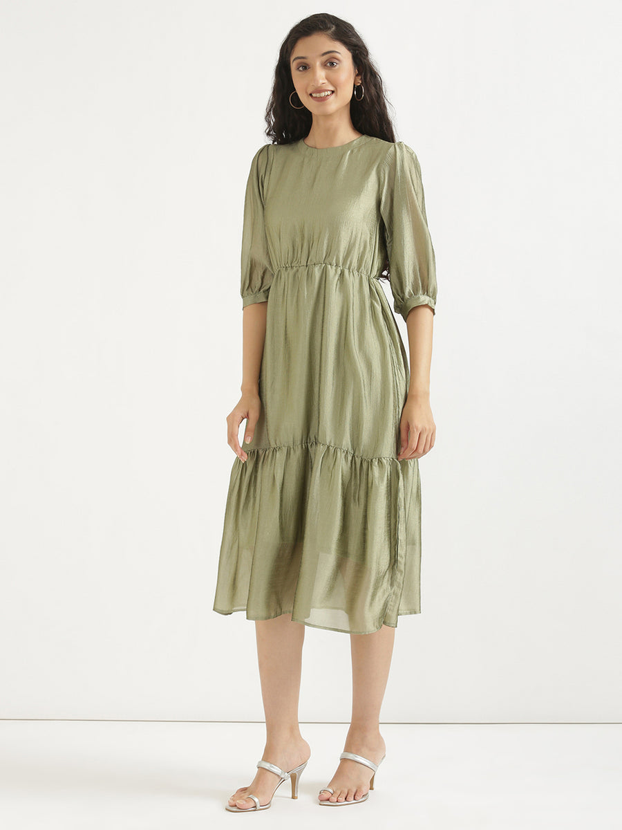 Olive Midi Dress – SUTI-KAPDA